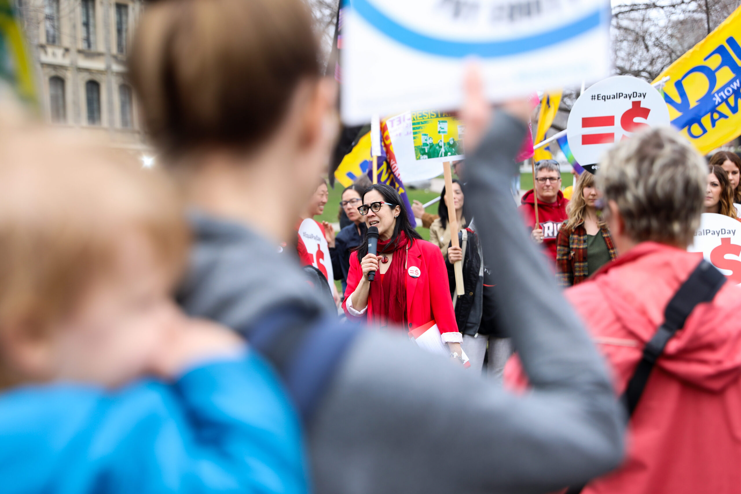 Equal Pay Protest - On The Record